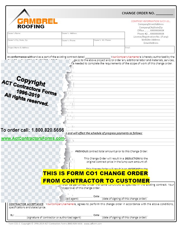 General Contractors Forms Software